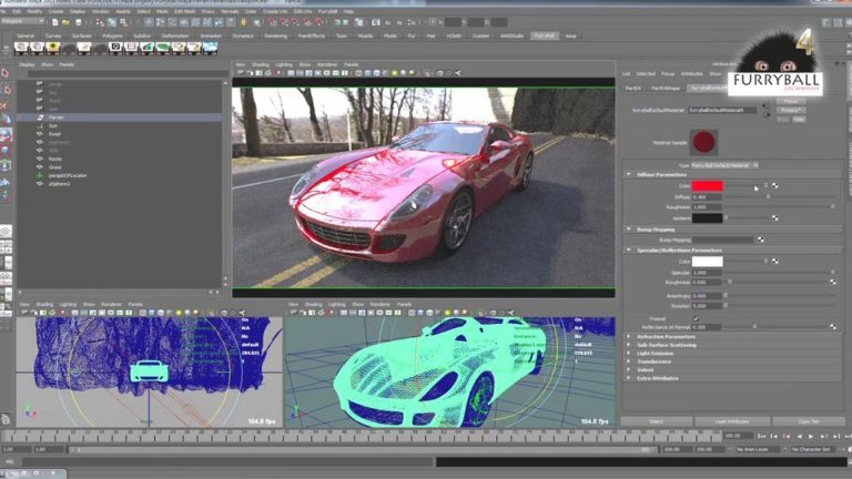 FurryBall RT: Fastest GPU Renderer for Maya, 3ds Max and Cinema 4D