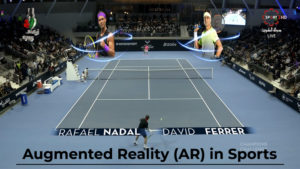Rafael Nadal and David Ferrer's tournament got AR animation