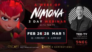 Animation of Nimona webinar: By DNEG and Animator Mentor